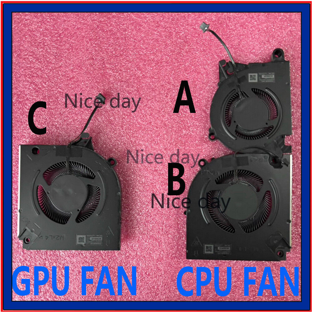 Jual For DELL Alienware M16 R1 Laptop Cooler CPU GPU Cooling Fan NEW ...