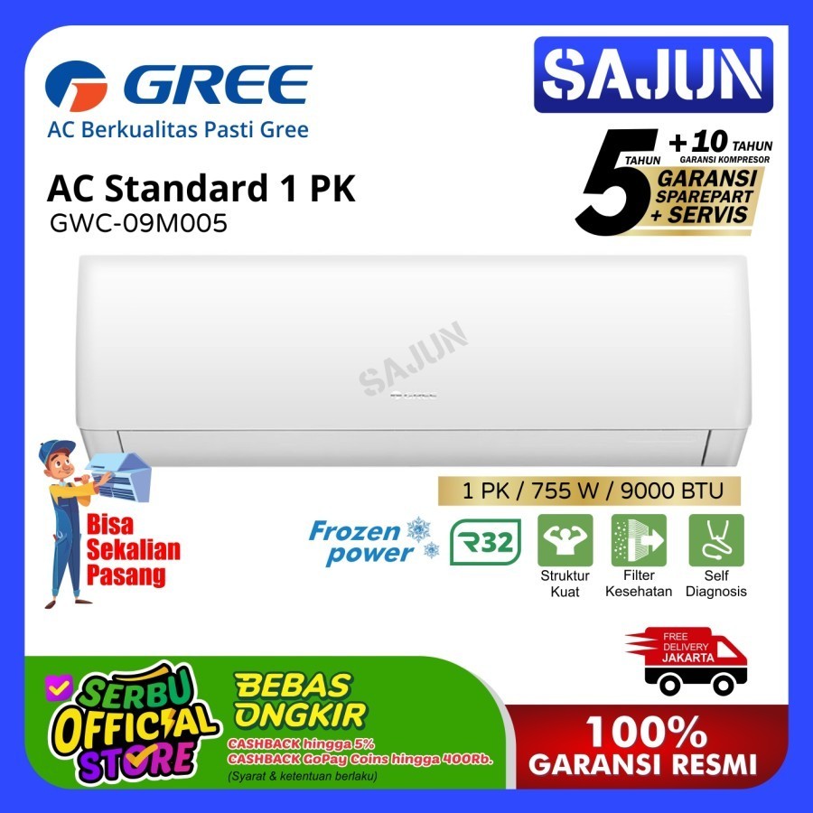 Jual GREE AC Split 1 PK GWC-09MOO5-S AC Split 1PK GWC09MOO5S | Shopee ... Jual GREE AC Split 1 PK GWC-09MOO5-S AC Split 1PK GWC09MOO5S | Shopee ...
