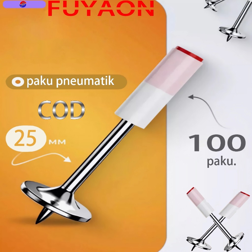Jual COD 7.3MM 50/100 paku beton PAKU TEMBAK BETON STAMPSET untuk Paku ...