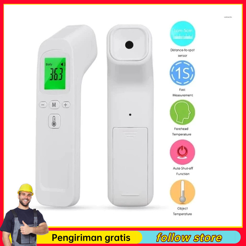 Jual Thermogun Termometer Suhu Tubuh Digital Termometer Inframerah ...