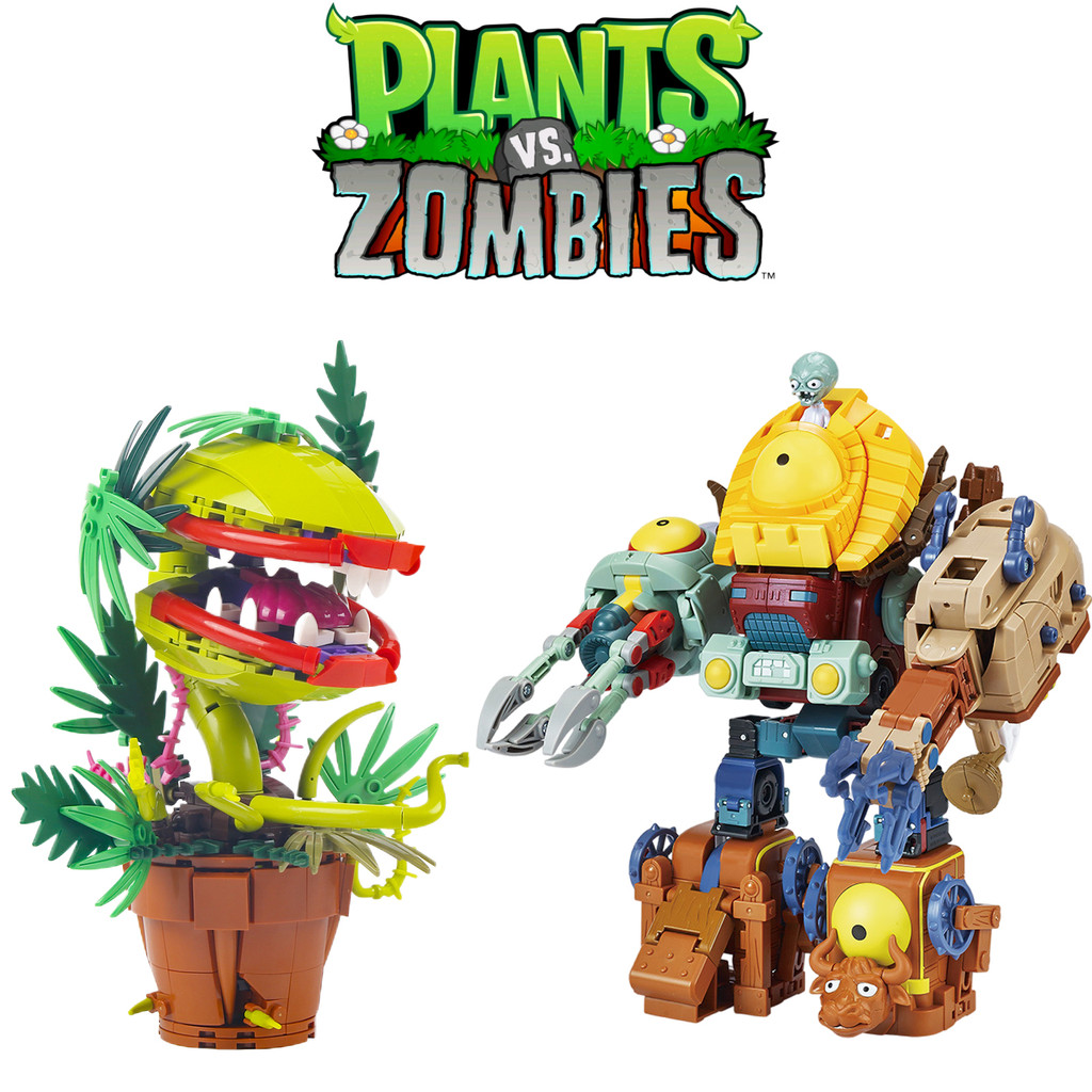 Jual 5in1 Plants vs. Zombies Building Blocks Deformable Assembleable ...