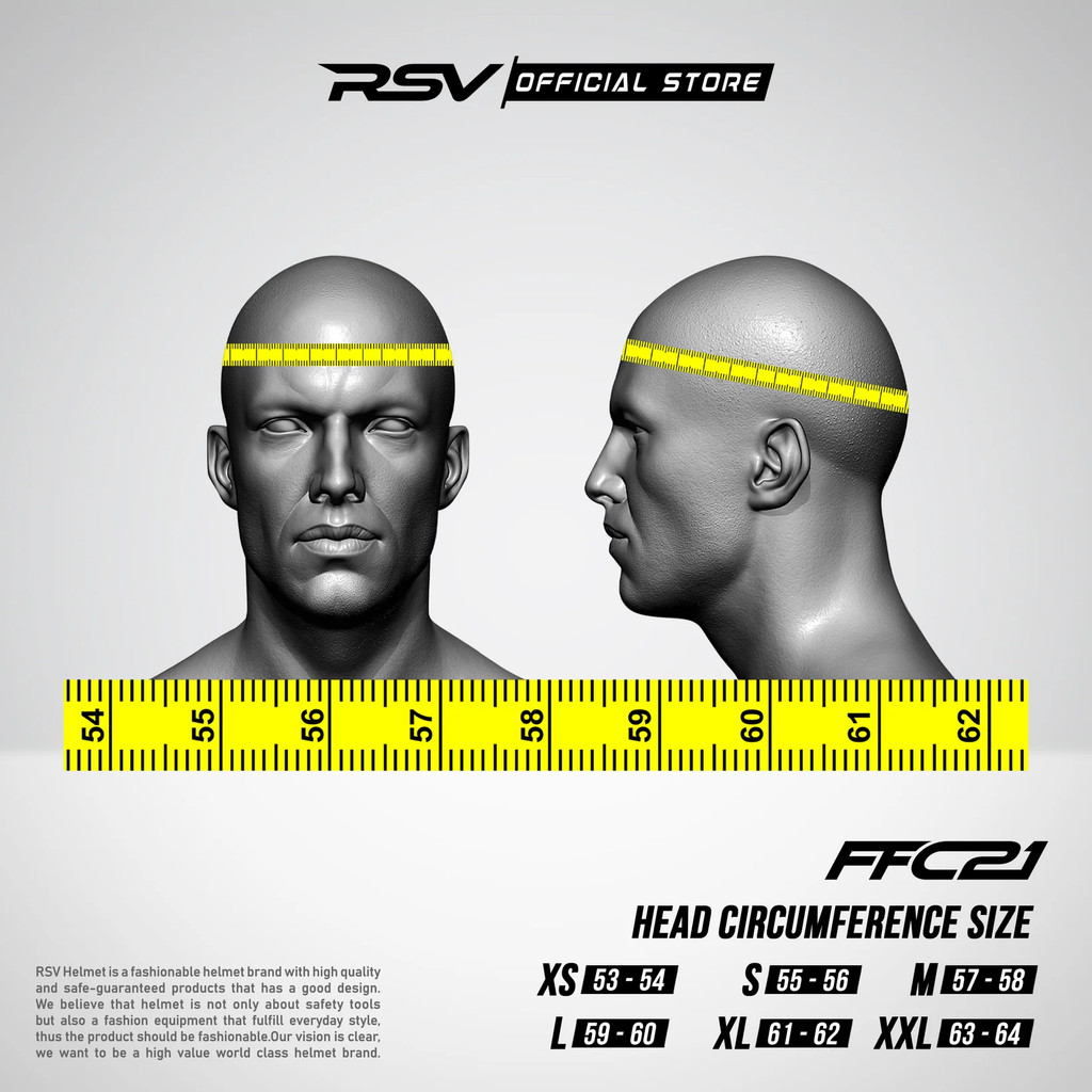 Jual BOX SET HELM RSV FFC21 MOTIF SHINIGAMI | Shopee Indonesia