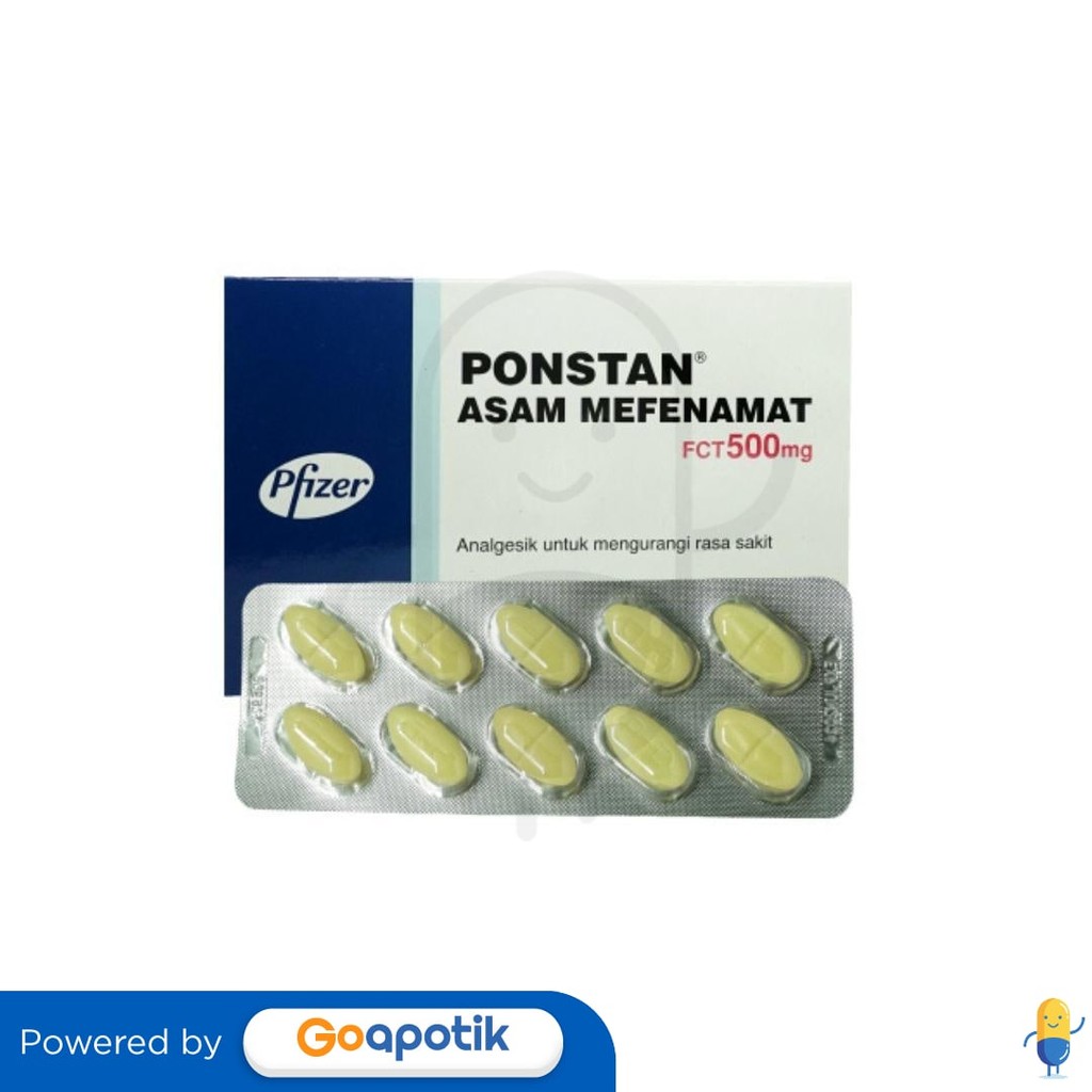 Jual Ponstan Fct 500 Mg Blister 10 Tablet / Anti Nyeri | Shopee Indonesia