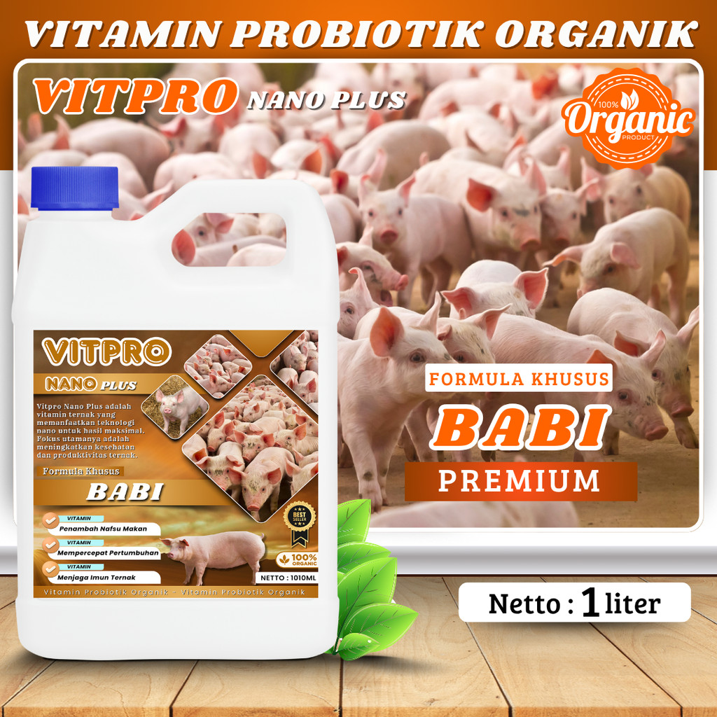 Jual Vitpro Nano Plus Babi – Vitamin Probiotik Penggemuk, Nafsu Makan ...