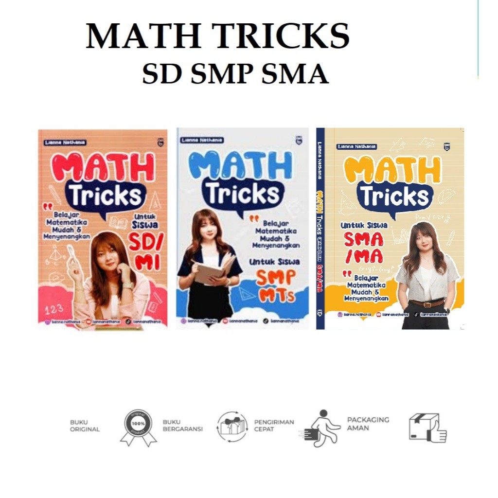 Jual Buku Math Tricks Belajar Matematika Mudah & Menyenangkan Untuk Siswa SD/MI SMP MTs - Lianna ...