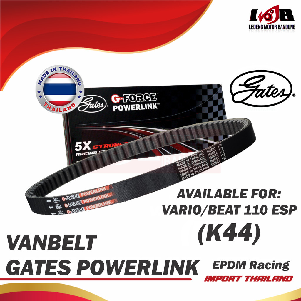 Jual Gates G-Force Powerlink V Belt Honda Beat PoP Scoopy Fi EsP K44 ...