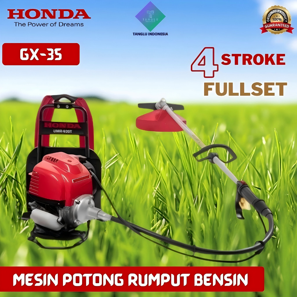 Jual TIPE MODEL HONDA GX35 BRUSH CUTTER MESIN POTONG RUMPUT MESIN BABAT RUMPUT FULLSET LENGKAP ...
