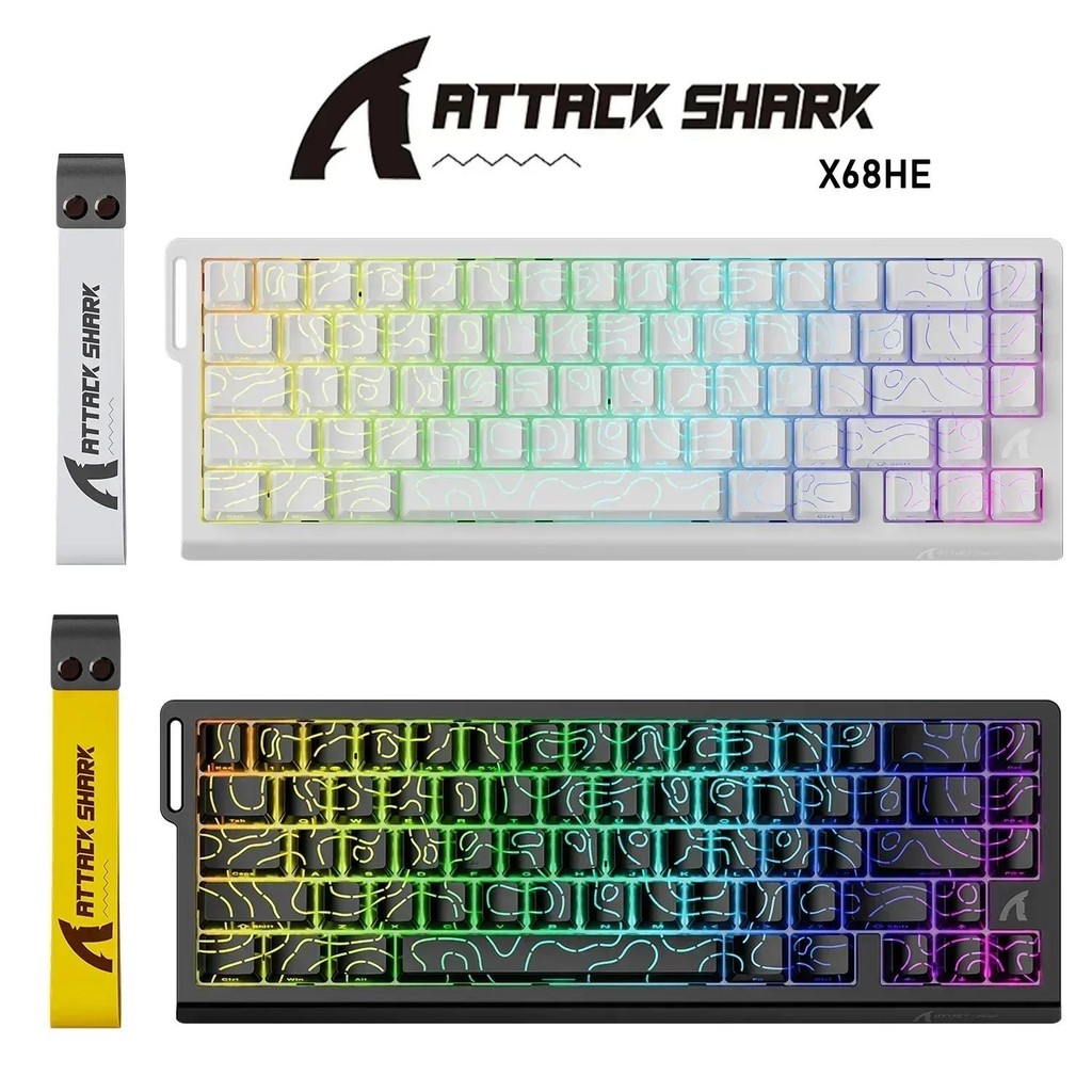 Jual ATTACK SHARK X68HE Magnetic Mechanical Keyboards 128K Scan Rate 8K ...