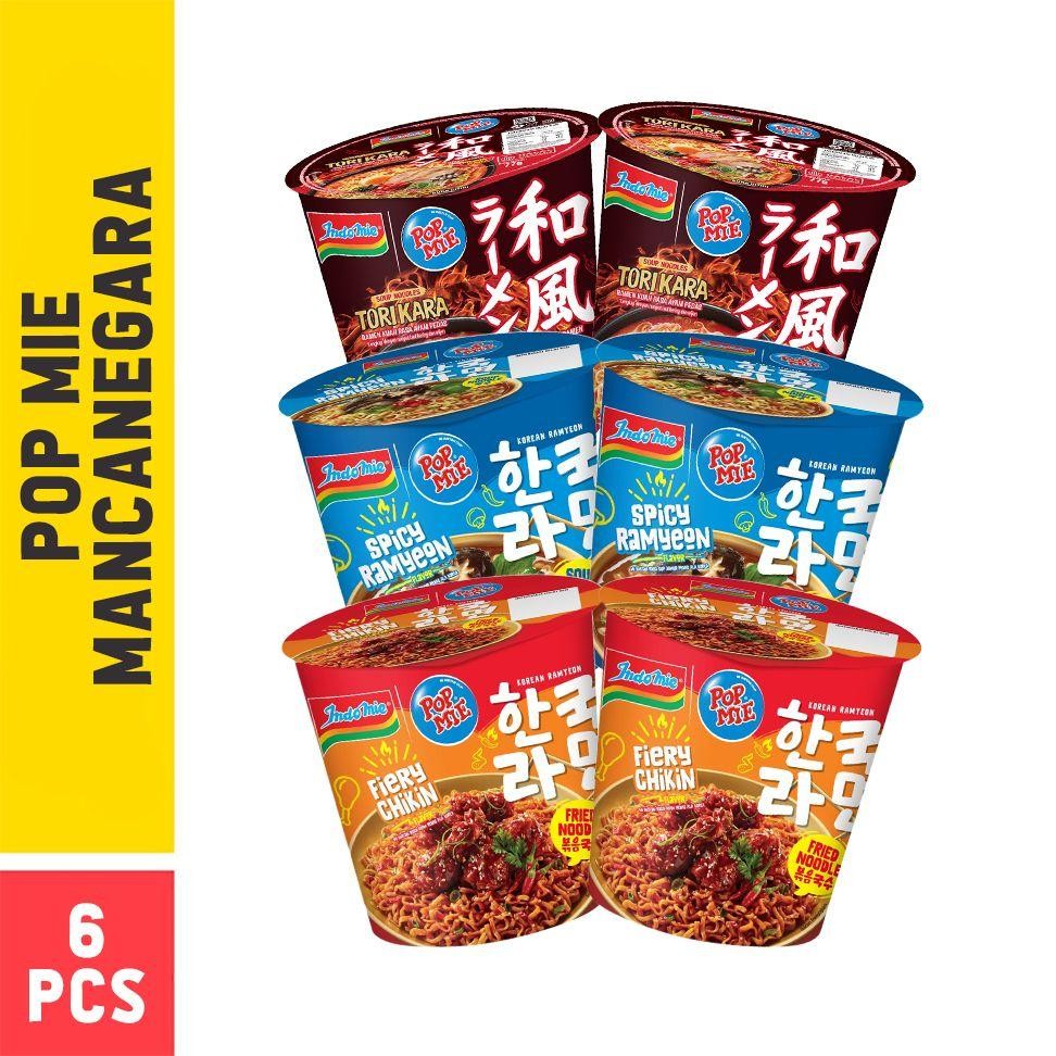 Jual Pop Mie Rasa Mancanegara isi 6 Pcs | Shopee Indonesia