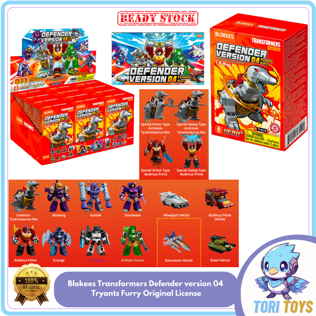 Jual Blokees Transformers Defender Version 04 Tryants Furry Model Kit ...