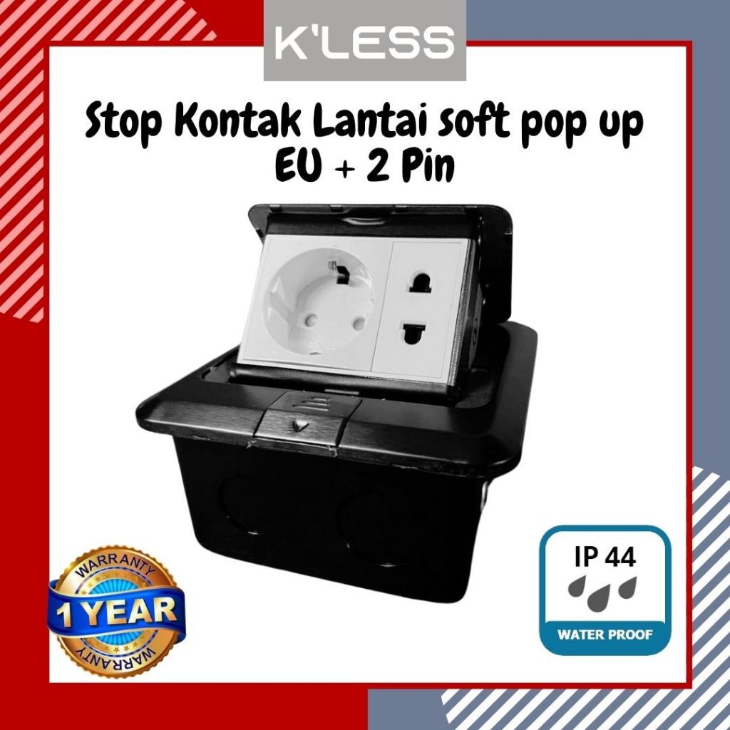 Jual Stop Kontak tanam Lantai dan Meja Soft Touch Pop Up System Floor ...