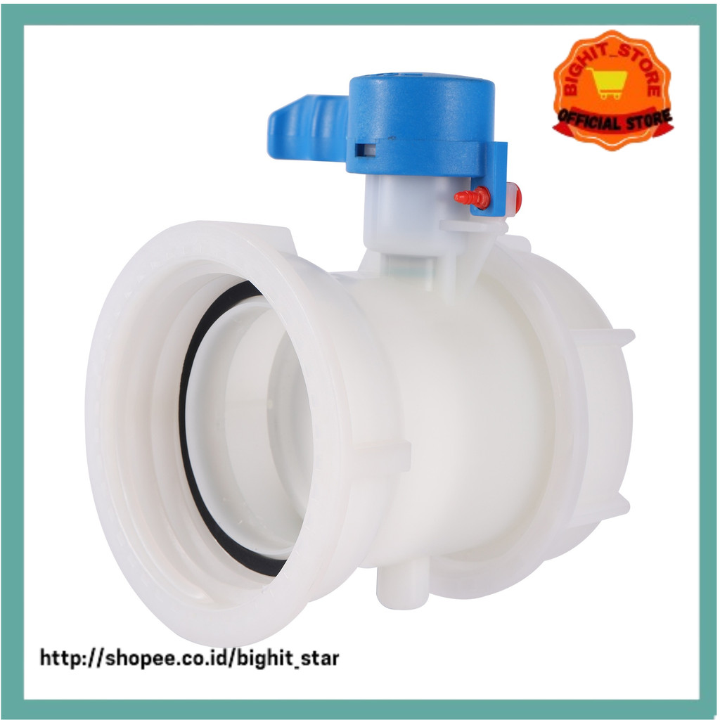 Jual DN40/50/80 62/75/100mm Tank Butterfly Valve IBC Tank Container ...