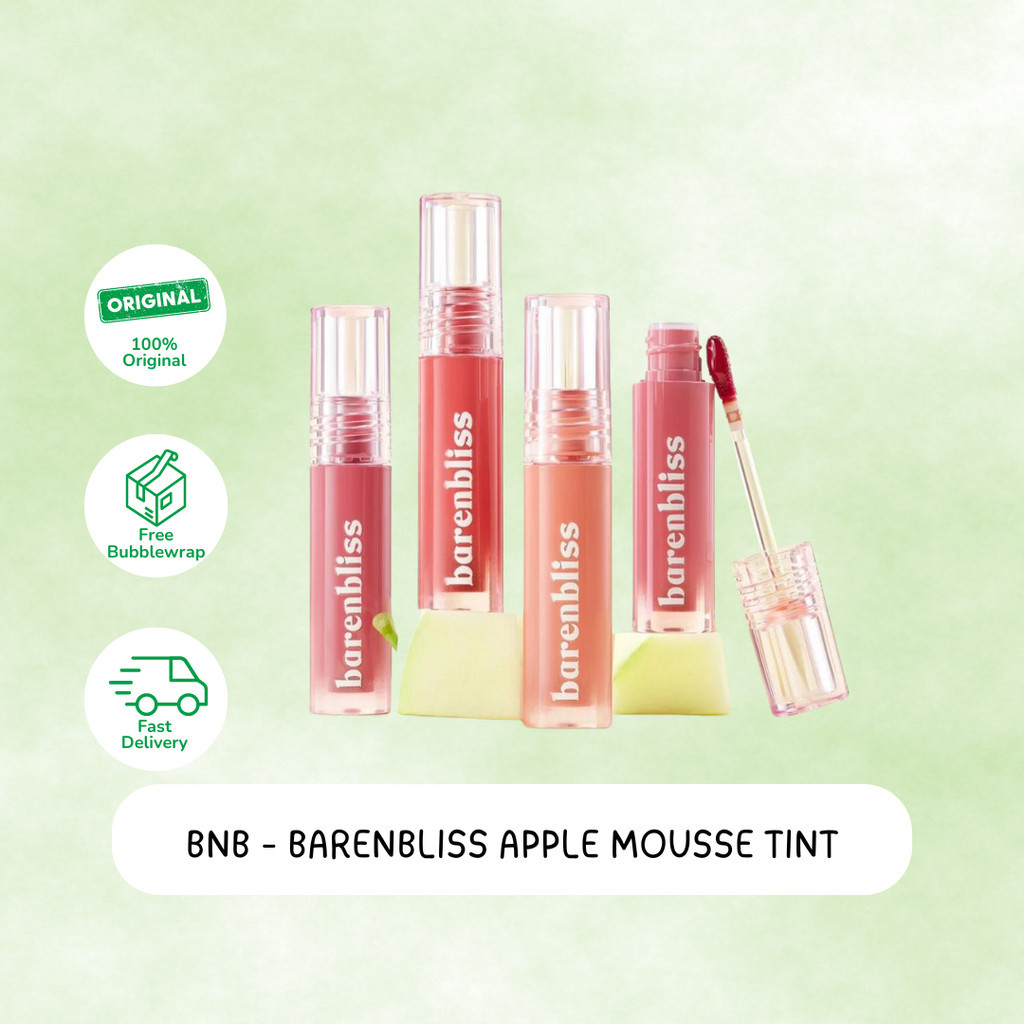 Jual BNB barenbliss Apple Makes Adorable Mousse Tint, Pigmented, Korean ...