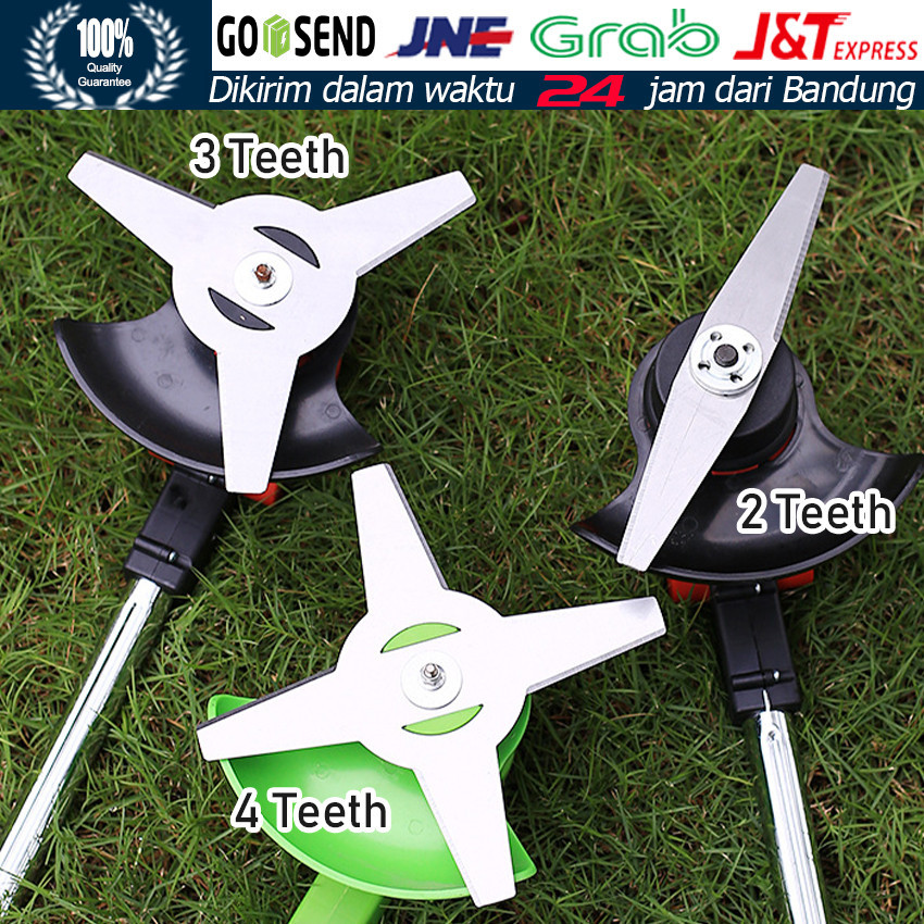 Jual 2/3/4 Teeth Mata Pisau Potong Rumput Gendong Cordless Besi Steel ...