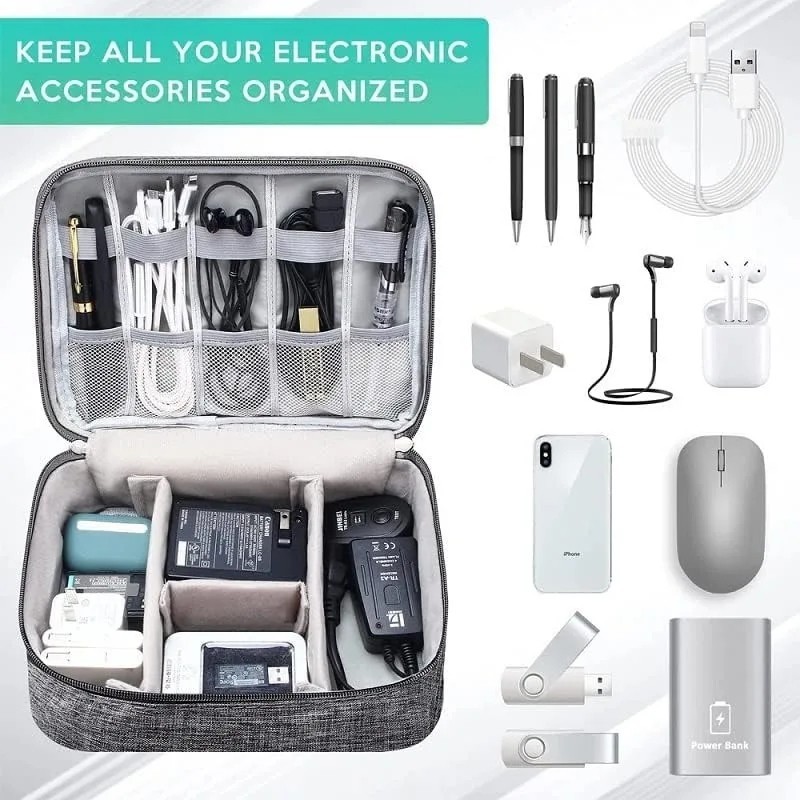 Jual TAS POWER BANK/Cable Storage Bag/TRAVEL ORGANIZER / TRAVEL BAG ...