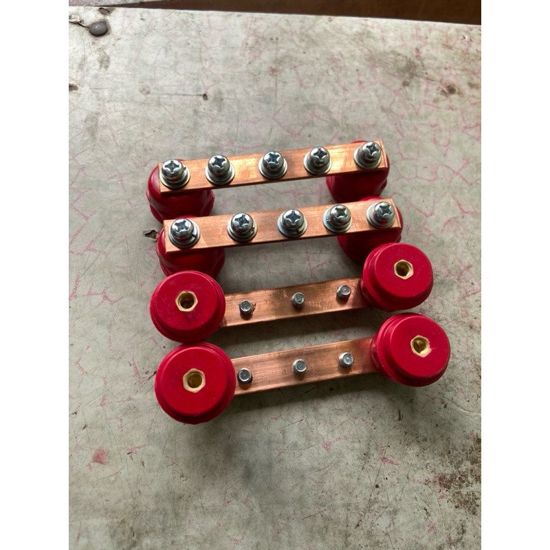Jual busbar tembaga 3mm x 20mm x 100mm tinggal pakai | Shopee Indonesia