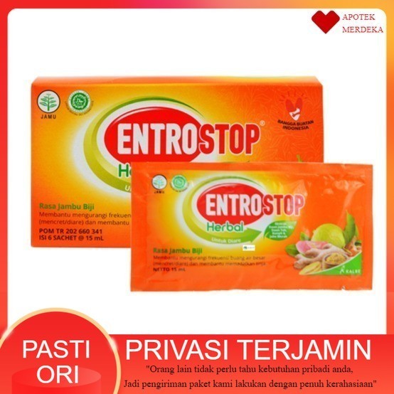Jual Entrostop Herbal Dewasa Sachet - Obat Diare Dengan Bahan Alami ...