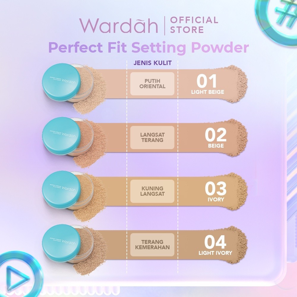 Jual Wardah Everyday Luminous Face Powder 30 g - Bedak Tabur Yang Halus ...