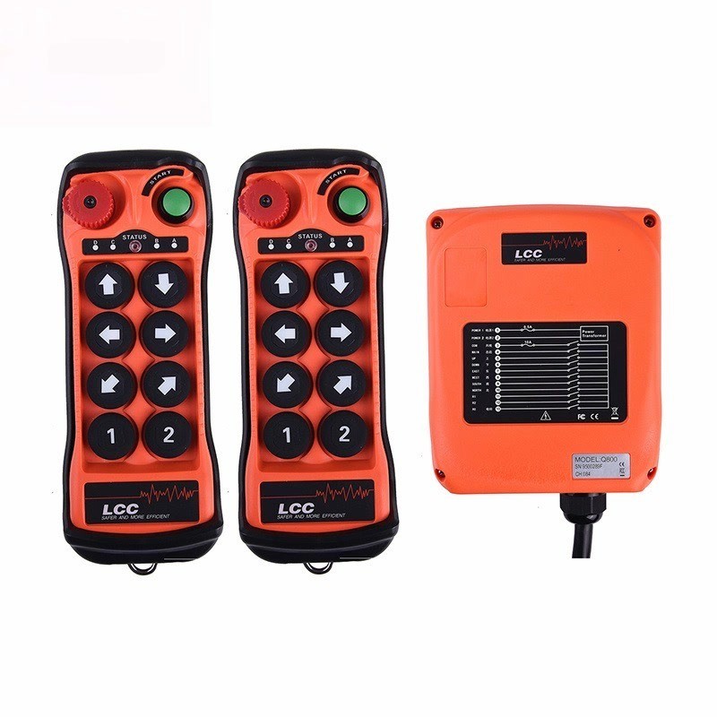 Jual Q800 8 buttons single speed Industrial Wireless Radio Crane Remote ...