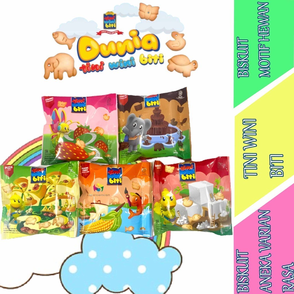 Jual Biskuit Motif Hewan - Tini Wini Biti - Biskuit Renyah Aneka Varian ...