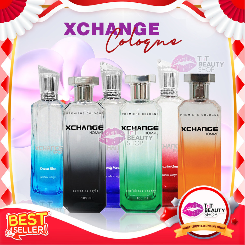 Jual XCHANGE Premium Cologne FEMME - HOMME 105mL | TnT Beauty Shop ...