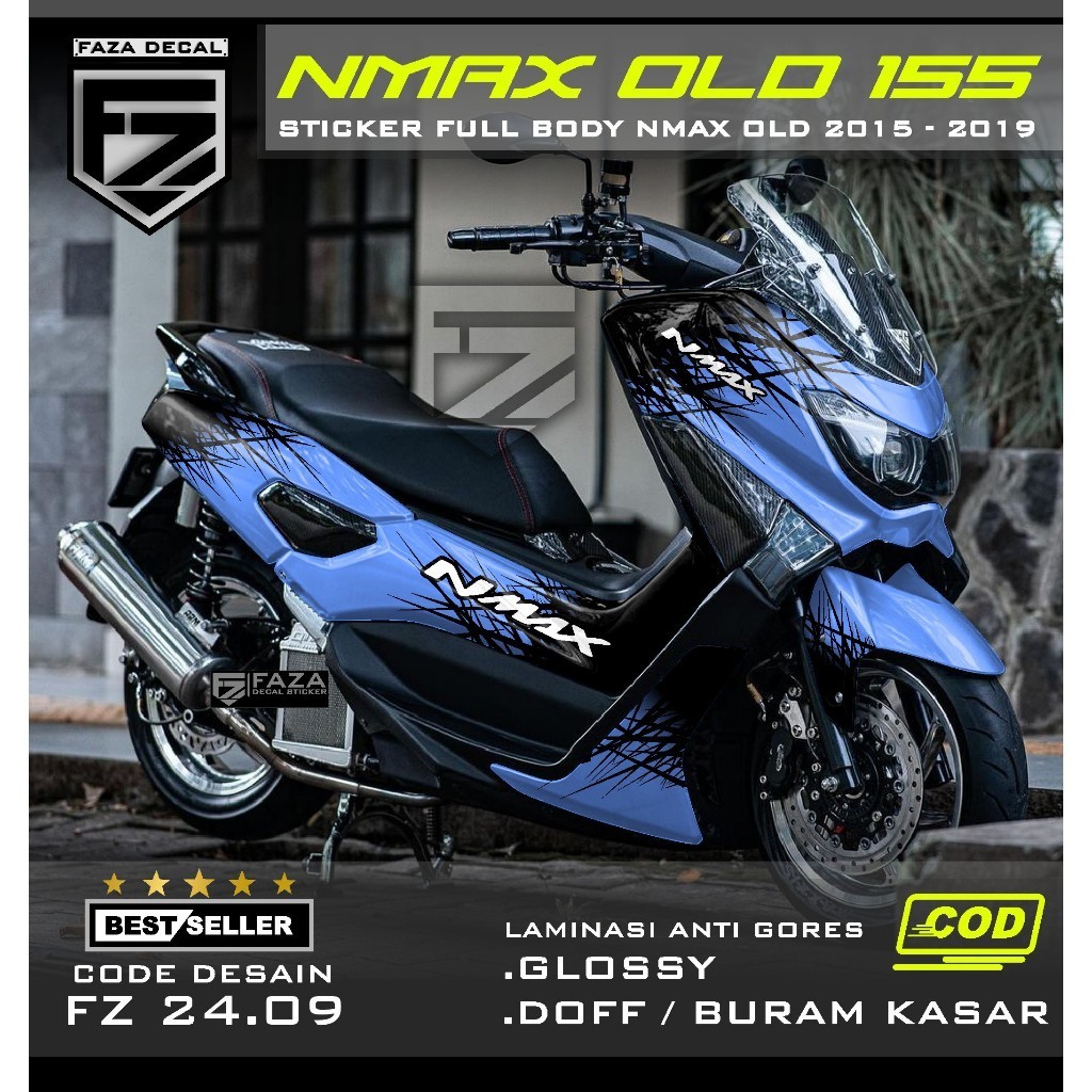Jual Decal Stiker Nmax 155 Old Full Body simpel grafis terbaru ...
