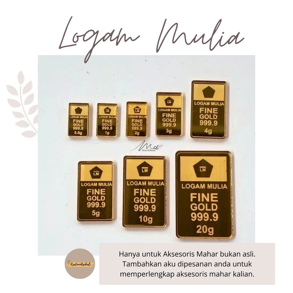 Jual Aksesoris Logam Mulia - Emas antam Minigold | Shopee Indonesia
