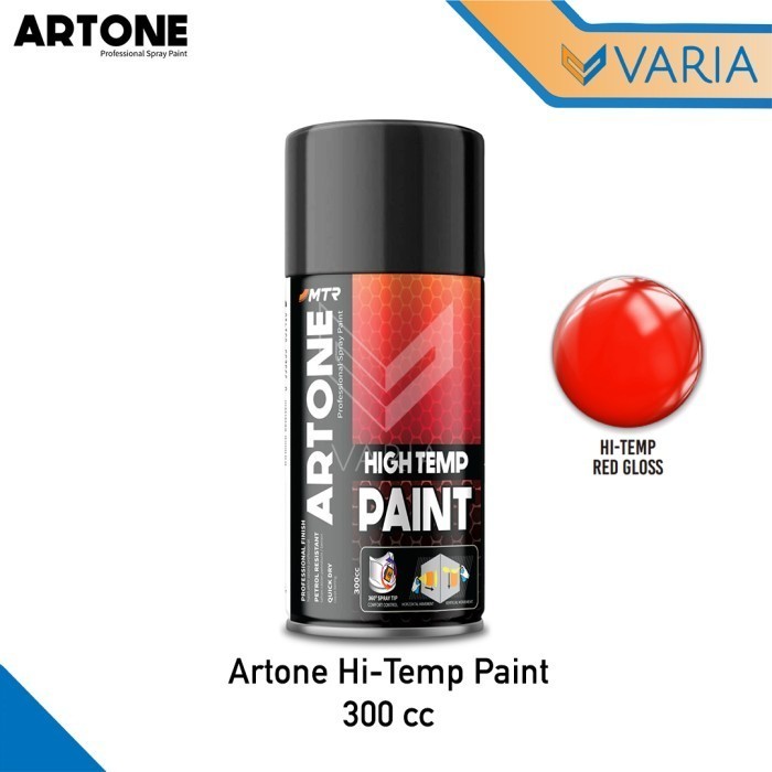Jual Artone Spray Paint 300 cc Hi Temp Red Gloss Merah Cat Tahan Panas ...