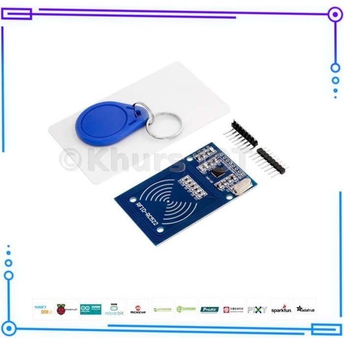 Jual SYS27 RFID Module Reader dan Writter RC522 13.56MHz - BELUM SOLDER ...