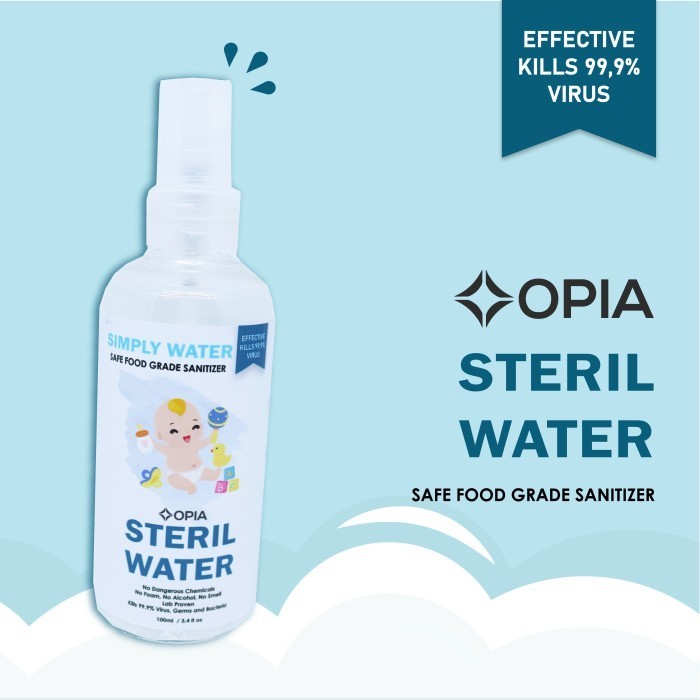 Jual Opia Steril Water & Sanitizer – 100ml | Shopee Indonesia