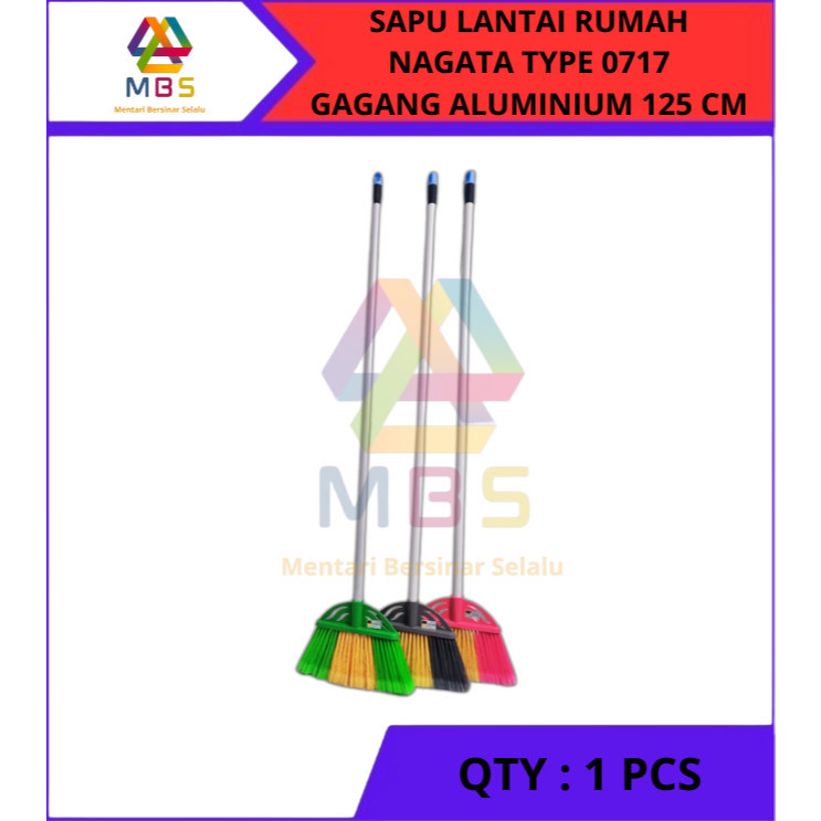 Jual NAGATA 0717 SAPU LANTAI RUMAH GAGANG ALUMINIUM 125 CM UKURAN 22 X ...