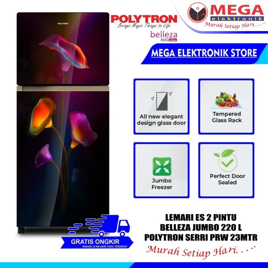 Jual LEMARI ES POLYTRON 2 PINTU PRW-23MTR / PRW 23 MTR / PRW23MTR ...