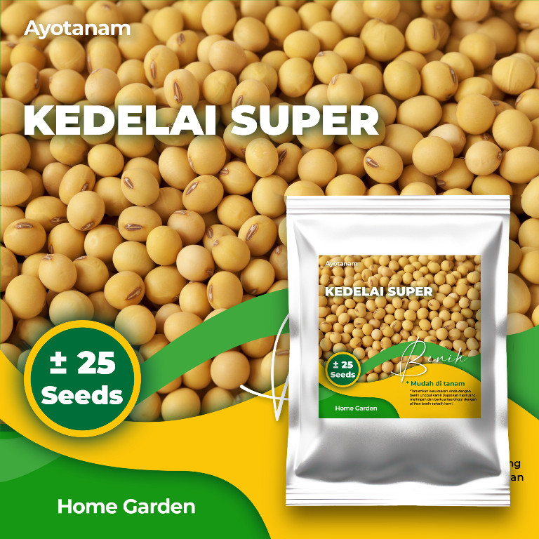 Jual AYOTANAM Benih Kedelai Super isi ± 25 Benih | Shopee Indonesia