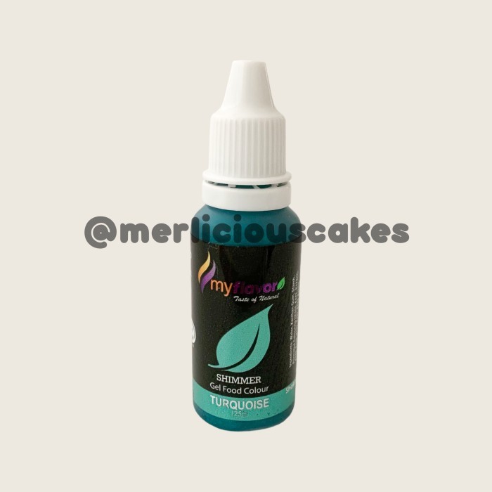 Jual My Flavor Turquoise Shimmer for Cake Painting Pewarna Makanan ...