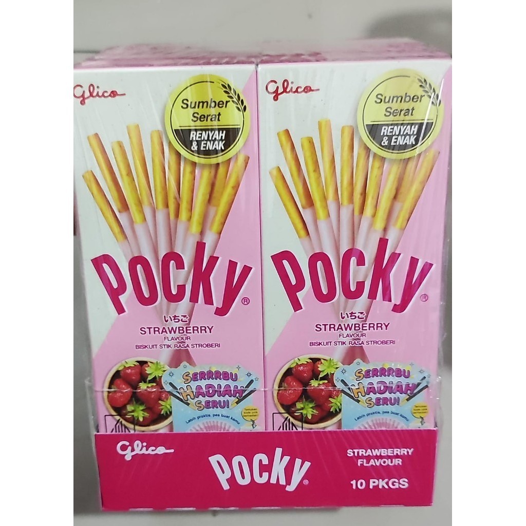 Jual Pocky Strawberry 21 gr - BOX | Shopee Indonesia