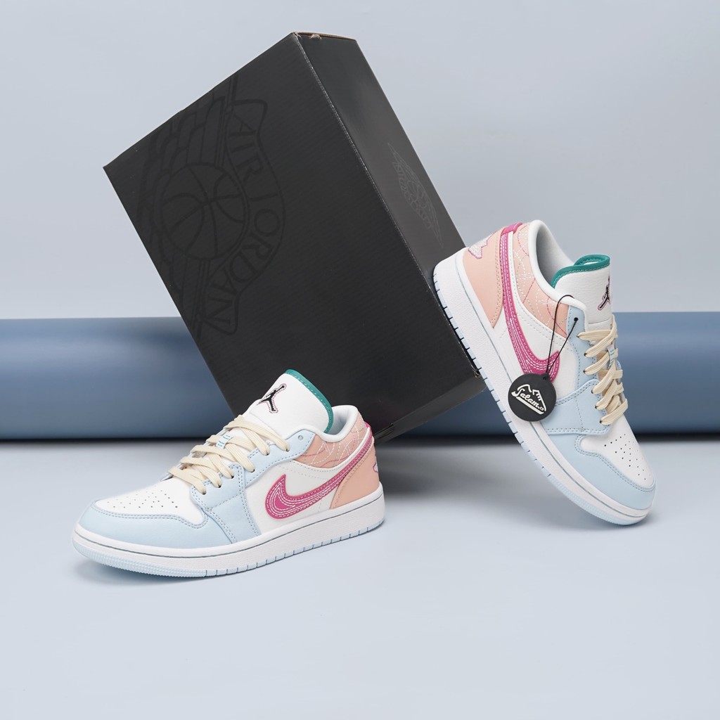 Jual Nike Air Jordan 1 Low Multi Color Sashiko 100% Original | Shopee ...