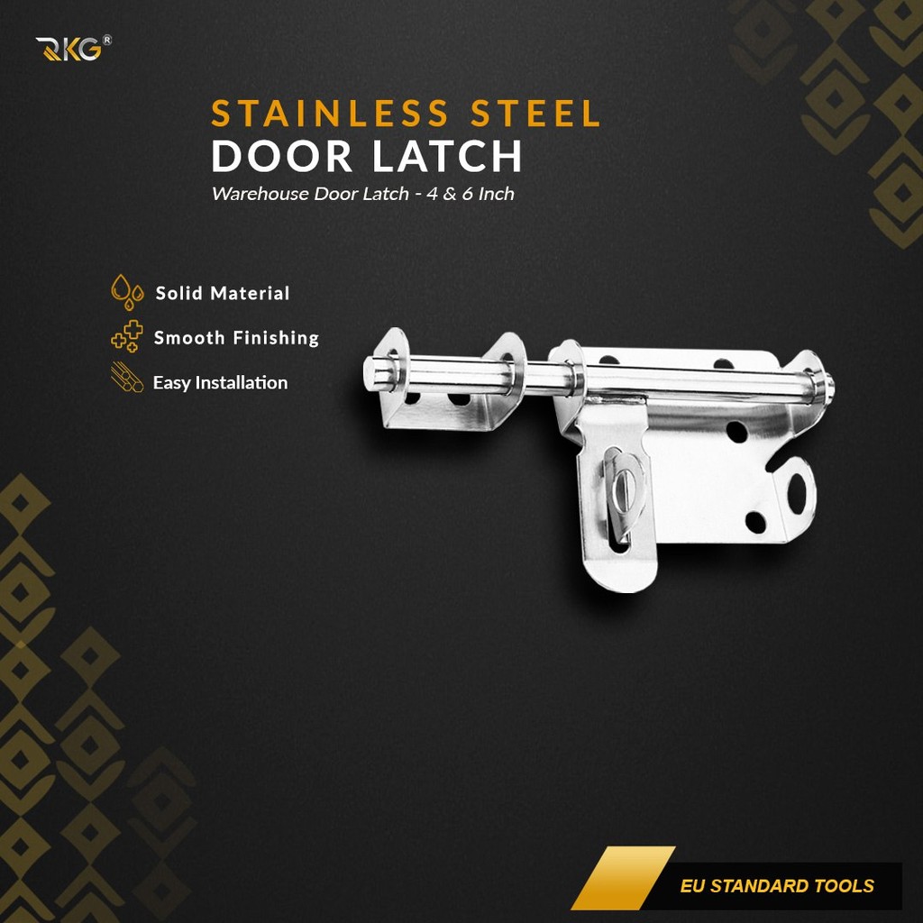 Jual Grendel Slot Pintu Overpal Gudang Stainless Door Latch | Shopee ...
