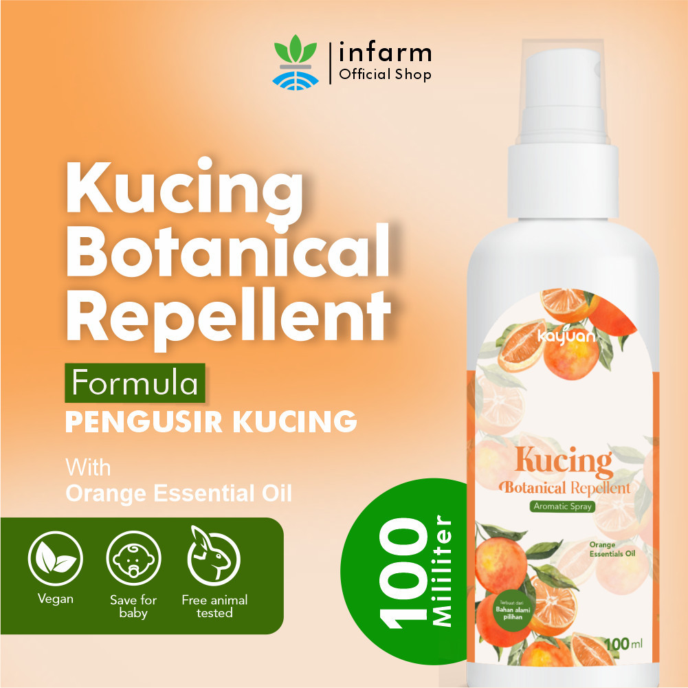 Jual INFARM - Repellent Pengusir Kucing Spray Anti Kucing 100 ml Kayuan ...