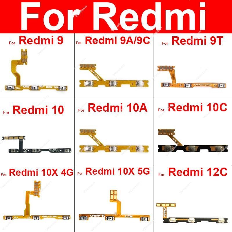 Jual Volume&Power Side Key Button Flex Cable For Xiaomi Redmi 12 12C 9 ...