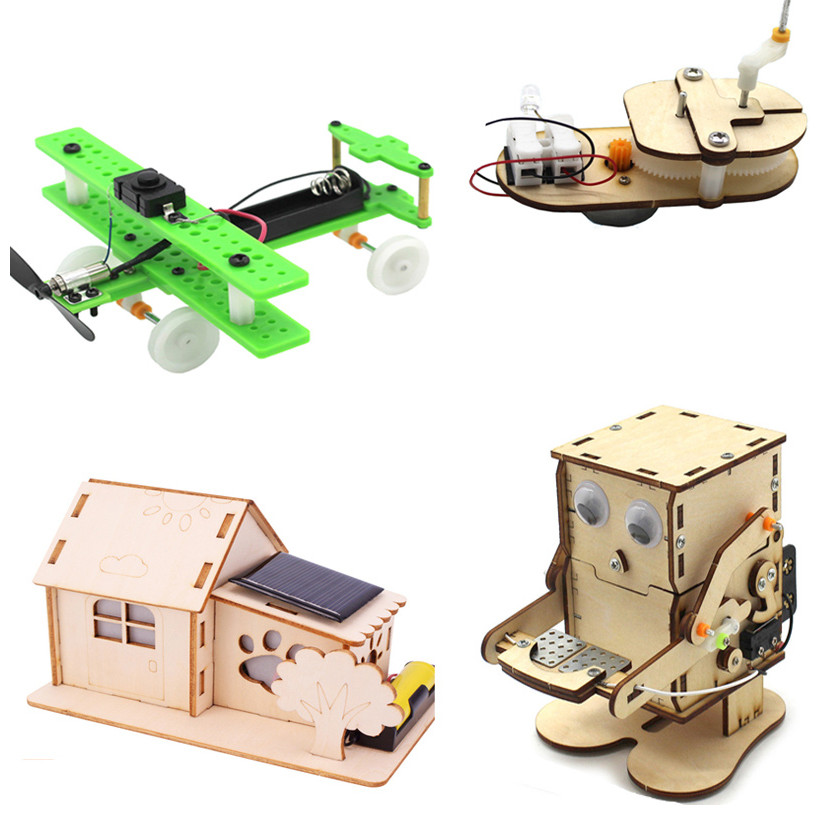 Jual Students Wind Vane Model Kit Wooden Kids Children Science ...