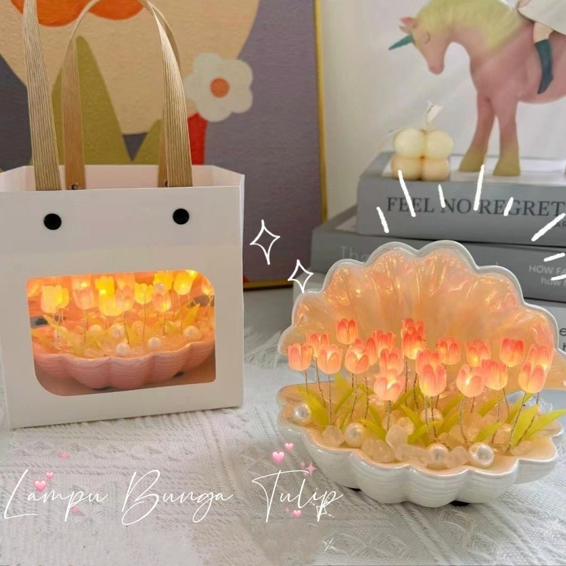 Jual 【 Ready】Lampu Bunga Tulip-Tulip Malam Lampu Led Kamar Tidur Ins ...