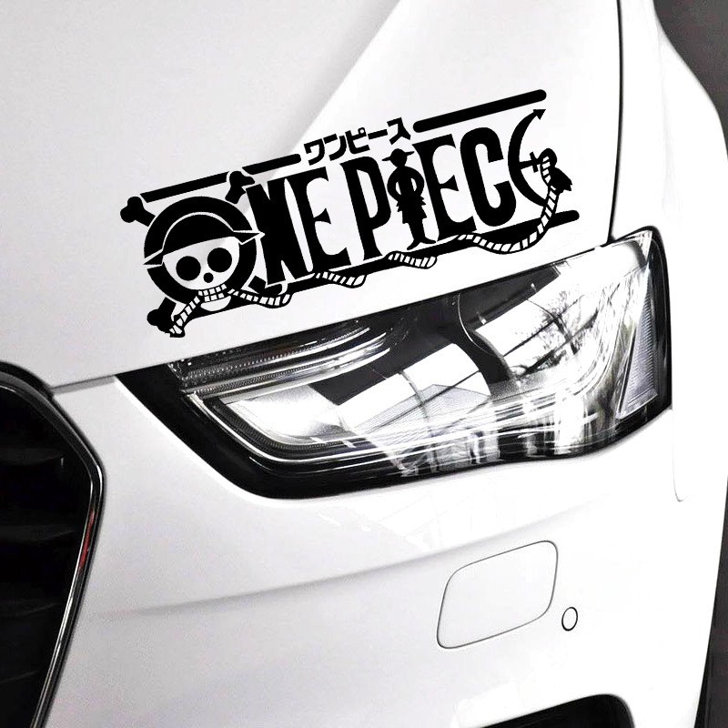 Jual One Piece Luffy Car Stickers Motorcycle Stickers Reflective Car ...