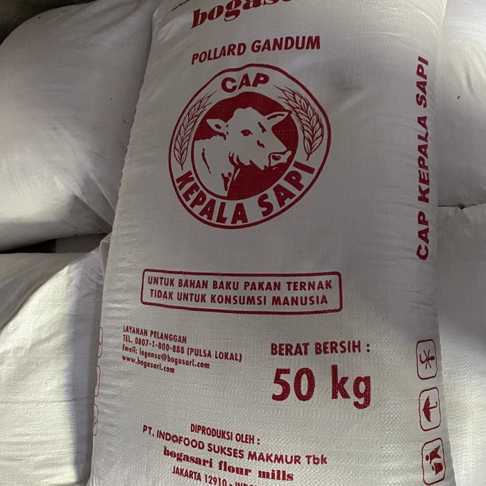 Jual Pollard Bogasari Dedak Gandum 1 kg Pakan Ternak Ayam Kuda Sapi ...