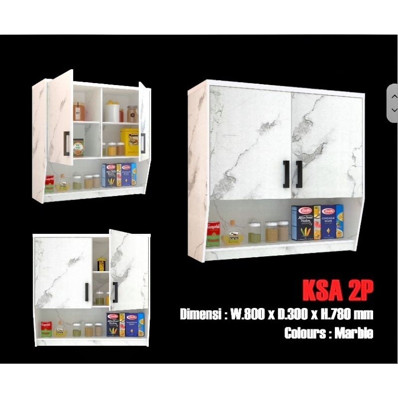 Jual Kitchen set atas 3 pintu / Kitchen set Minimalis / Kitchen set ...