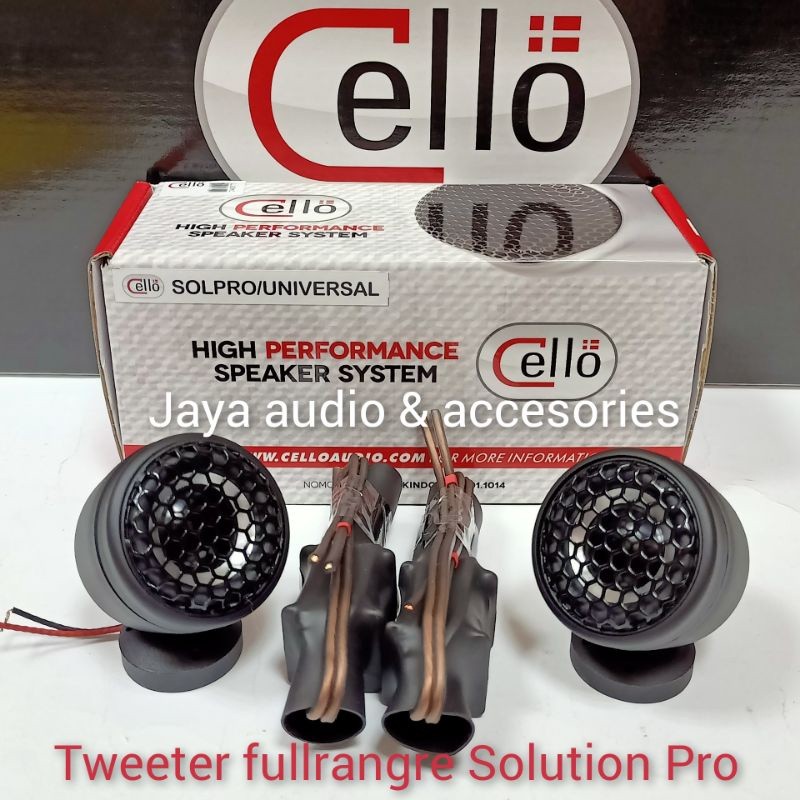 Jual Tweeter Mobil fullrange solution pro cello universal mounting ...