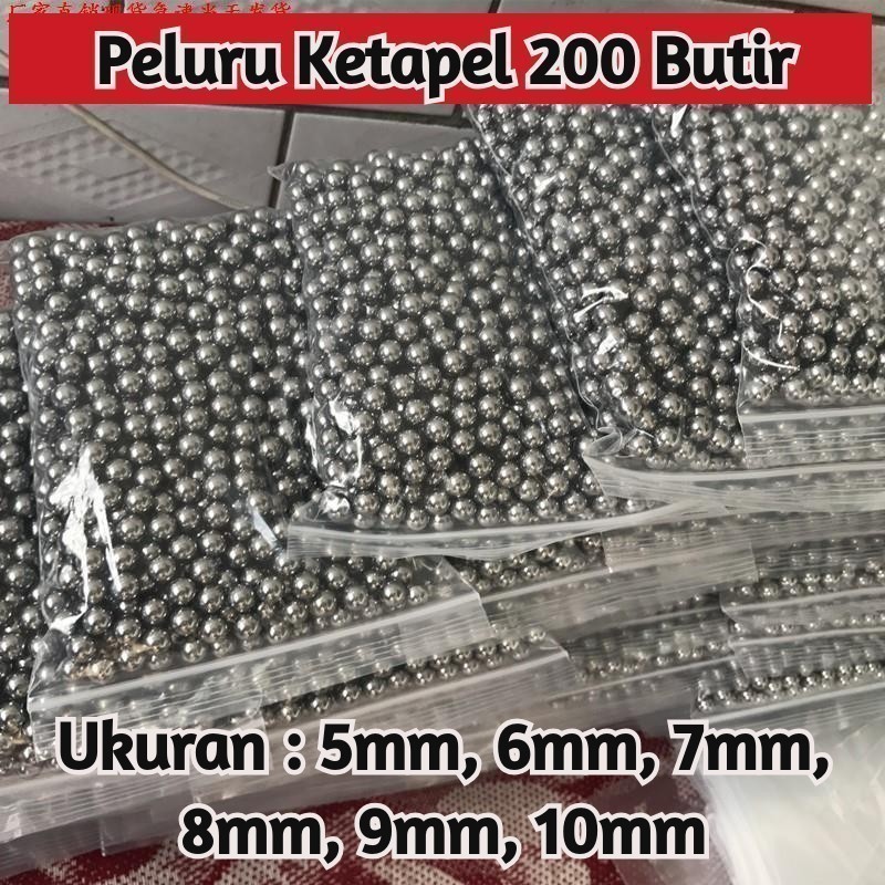 Jual Gotri Peluru Ketapel Slingshot isi 200 butir | Shopee Indonesia