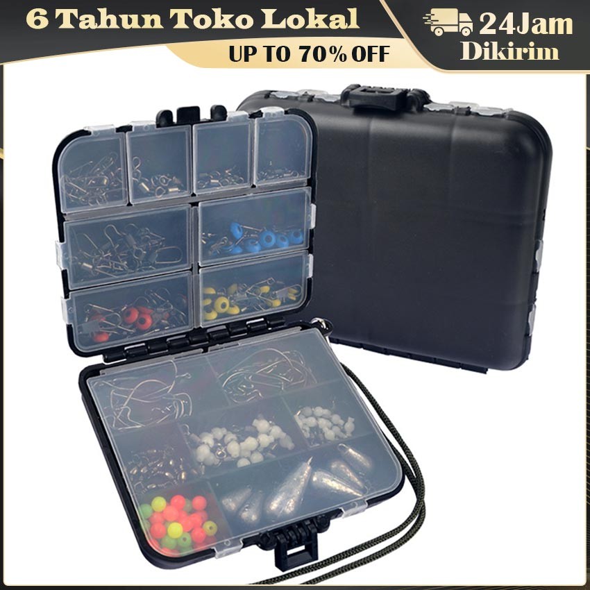 Jual Box Kotak Perkakas Kail Pancing Waterproof Case Organizer / Box Kotak Perkakas Kail Pancing ...