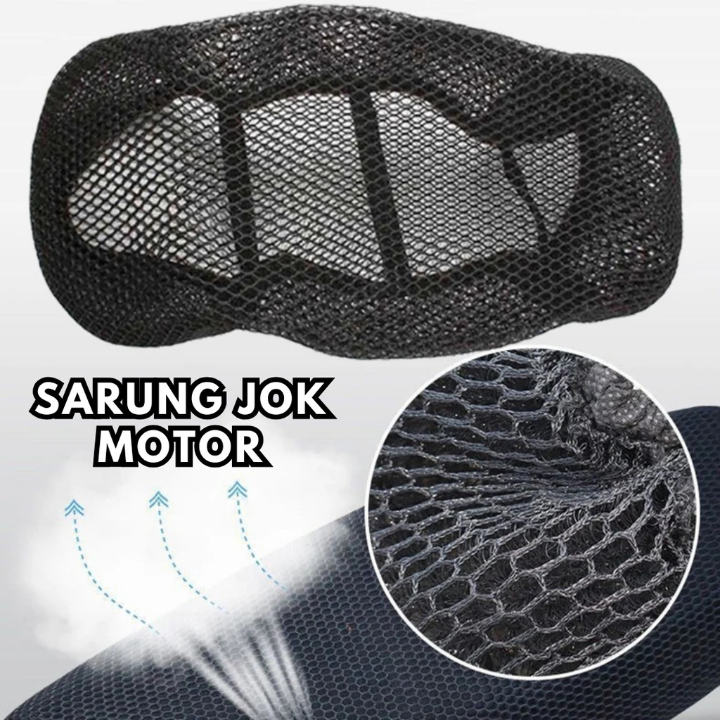 Jual Sarung jok / Cover jok Jaring Jok Motor Anti Panas M L XL XXL XXXL Mio Beat Vario Scoopy ...