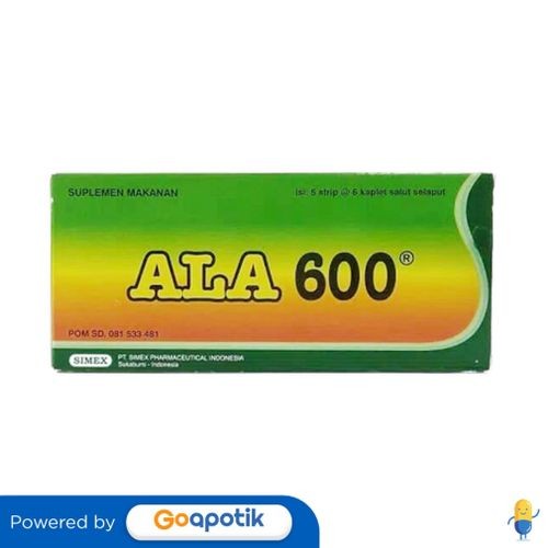 Jual Ala-600 Box Isi 30 Kaplet | Shopee Indonesia