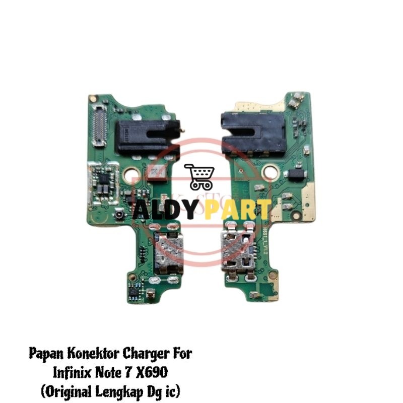 Jual Flexibel Konektor Charger / Papan Con Cas For Infinix Note 7 X690 ...